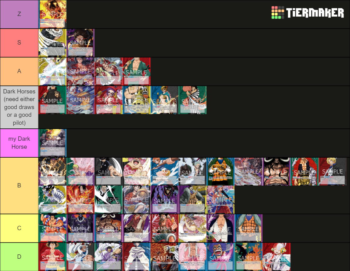 OPTCG Leader till OP05 Tier List (Community Rankings) - TierMaker