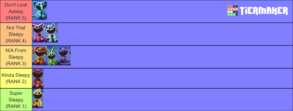 Smiling Critters (Poppy Playtime Chapter 3) Tier List (Community ...
