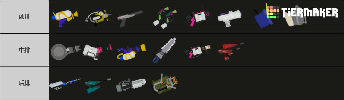 53 Weapons (2d) of Salmon Run Next Wave (Splatoon3 v1.1.2) Tier List ...