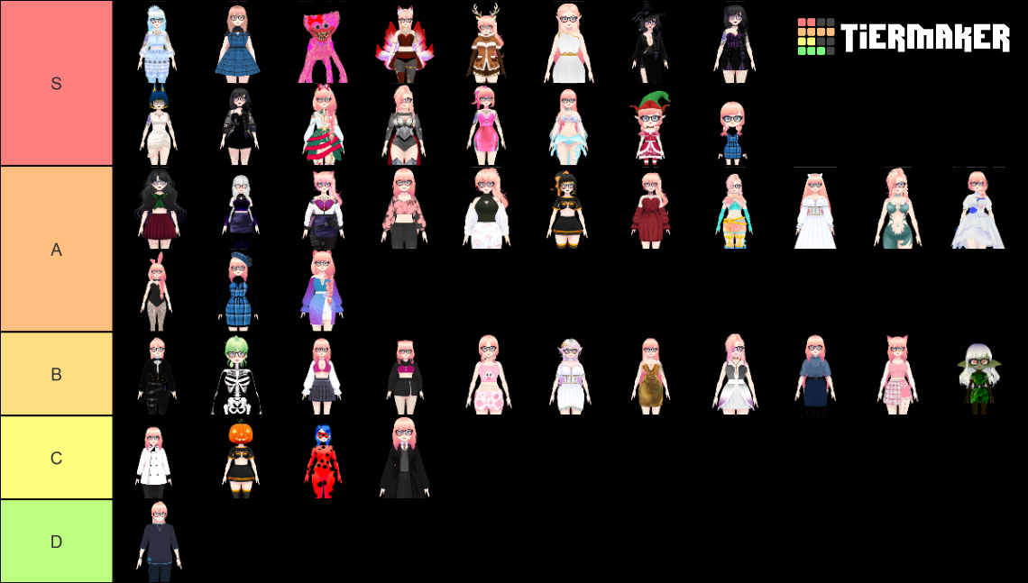 Baguette_Baby Streamer Vroid Models Tier List (Community Rankings ...