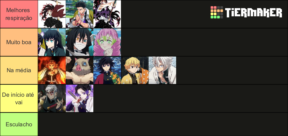 Demonfall Breathings update 4.0 Tier List (Community Rankings) - TierMaker