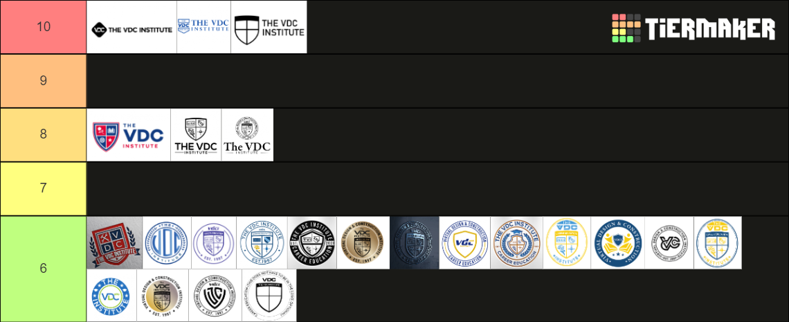 VDCI Logo Contest 2023 Crests Tier List (Community Rankings) - TierMaker