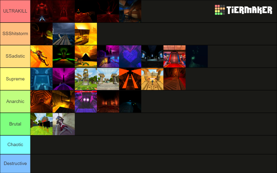 Every ULTRAKILL level Tier List (Community Rankings) - TierMaker