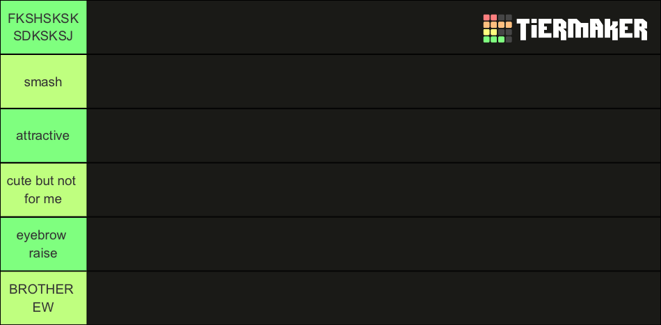 green characters 💚 Tier List (Community Rankings) - TierMaker