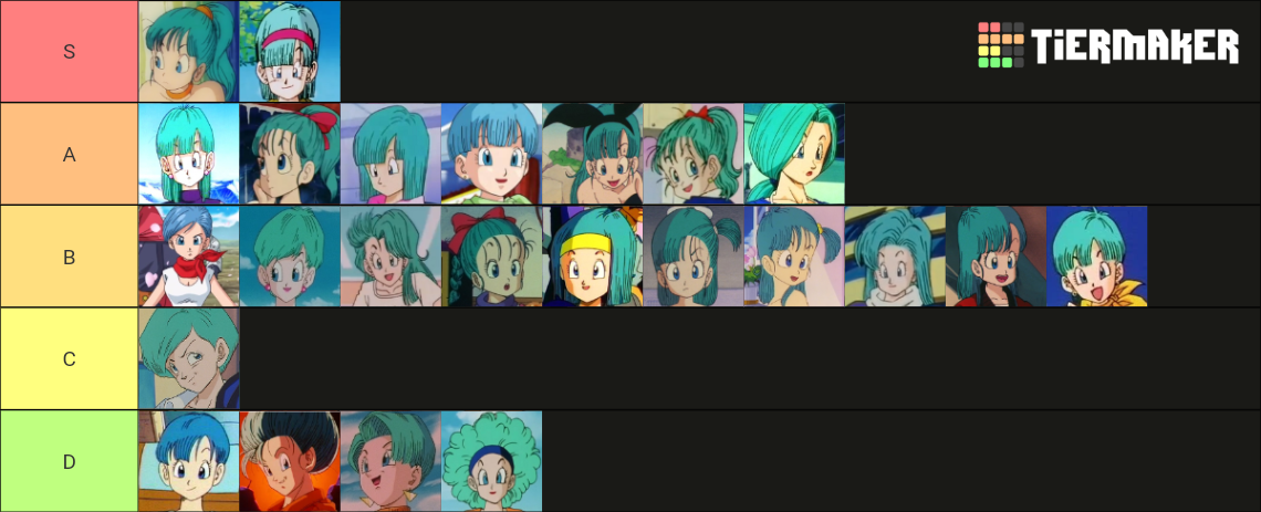 Bulma hair styles Tier List (Community Rankings) - TierMaker