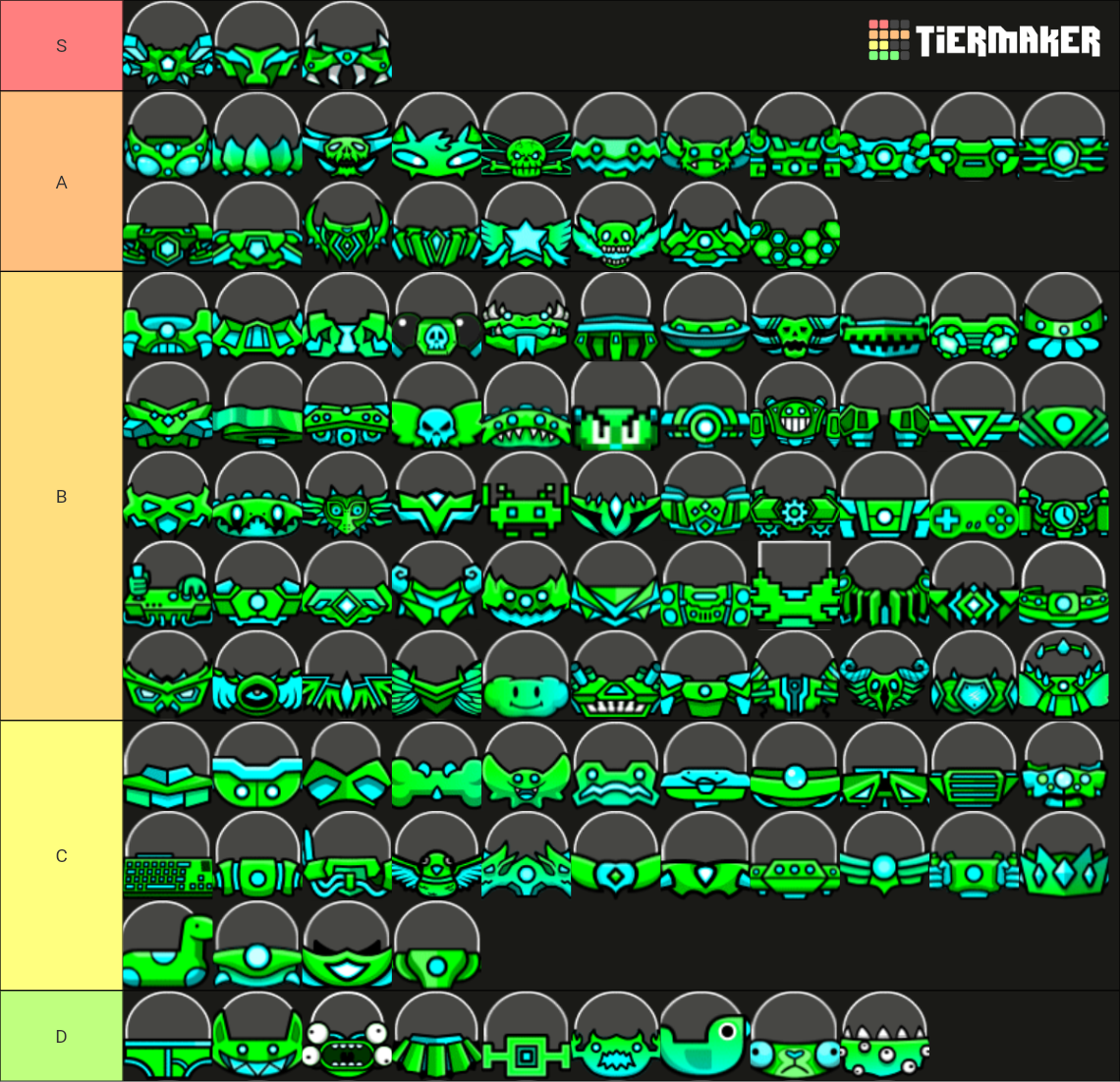 Geometry Dash UFOs 2.2 Tier List (Community Rankings) - TierMaker