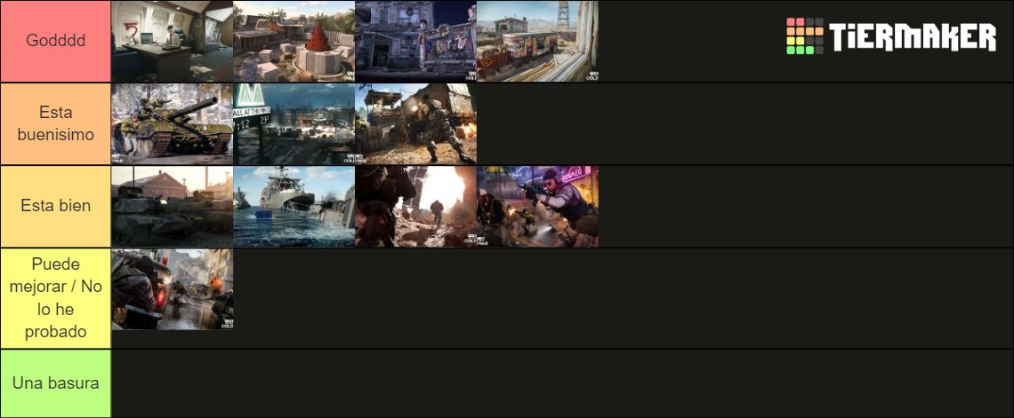 Mapas de COD Cold War Multijugador Tier List (Community Rankings ...