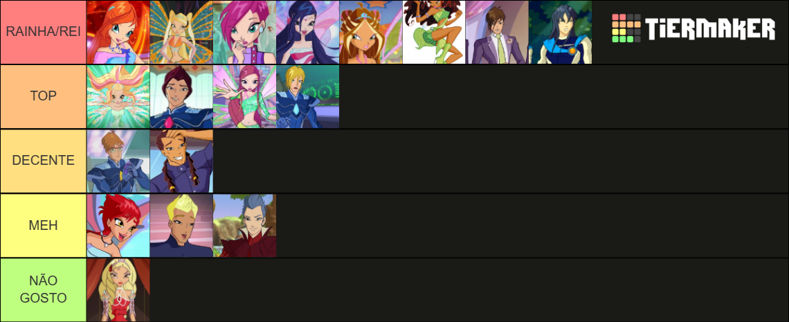 Winx Characters Tier List (Community Rankings) - TierMaker
