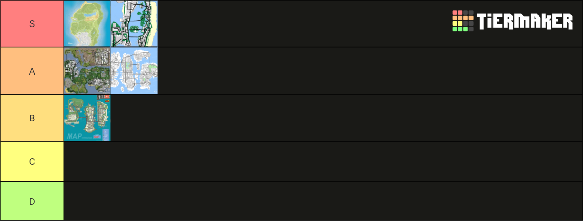 GTA 3-5 Maps Tier List (Community Rankings) - TierMaker