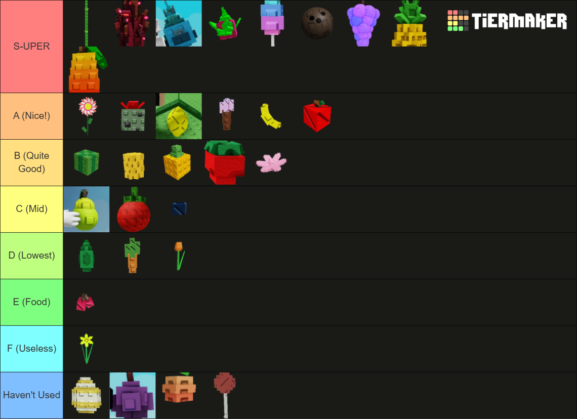 Grow a Garden Seed Tier List (Community Rankings) - TierMaker