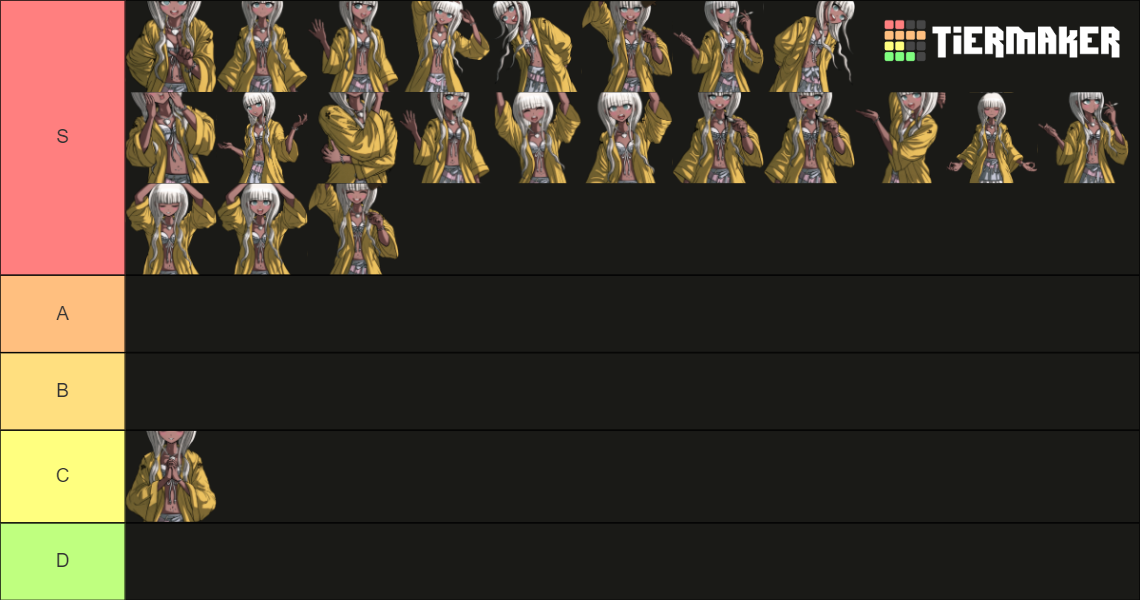Angie Yonaga Sprites Tier List (Community Rankings) - TierMaker