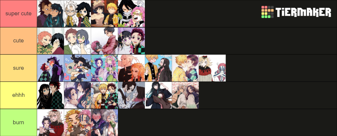 Demon slayer ships Tier List (Community Rankings) - TierMaker