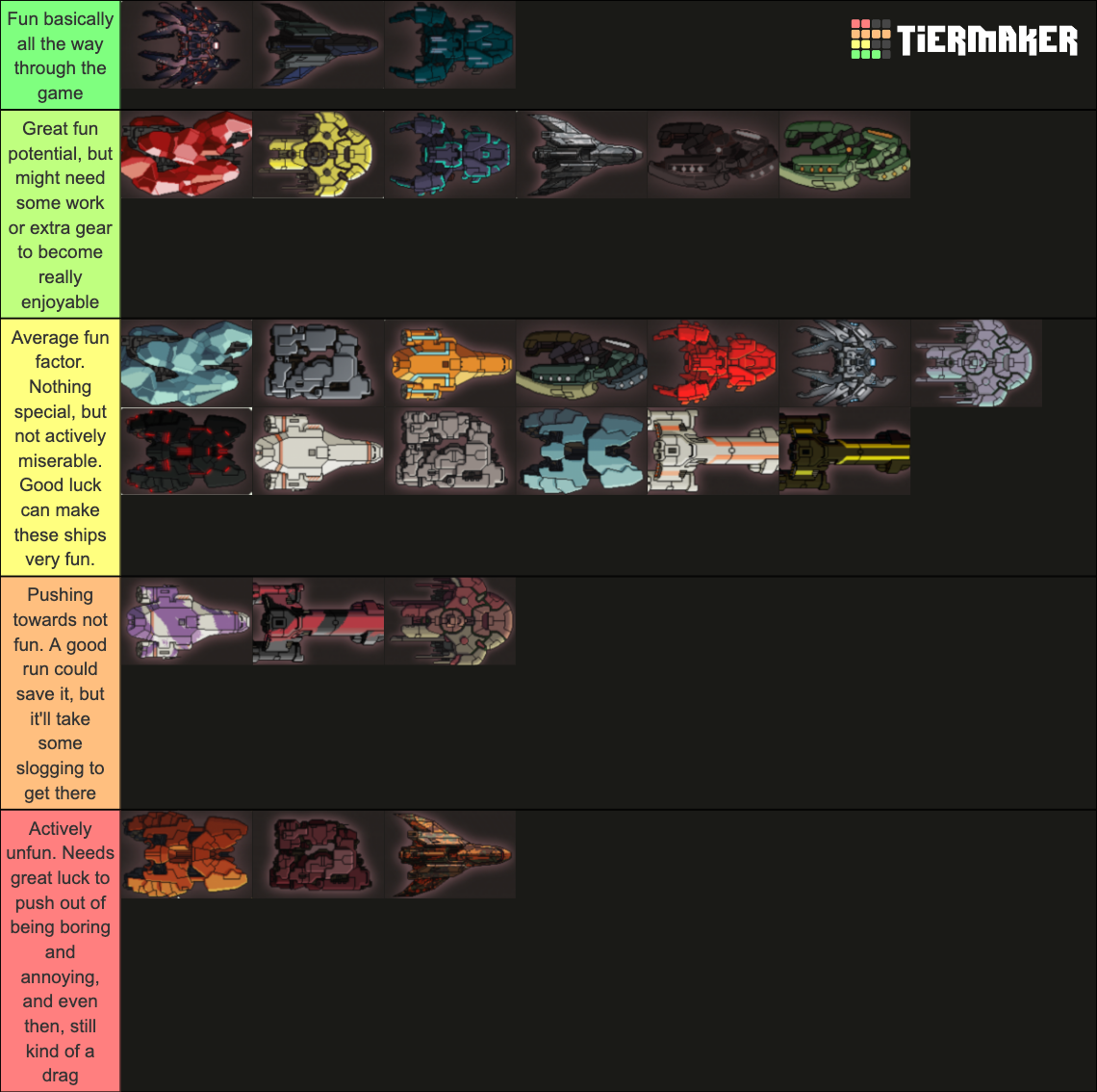 FTL Ships Tier List (Community Rankings) - TierMaker