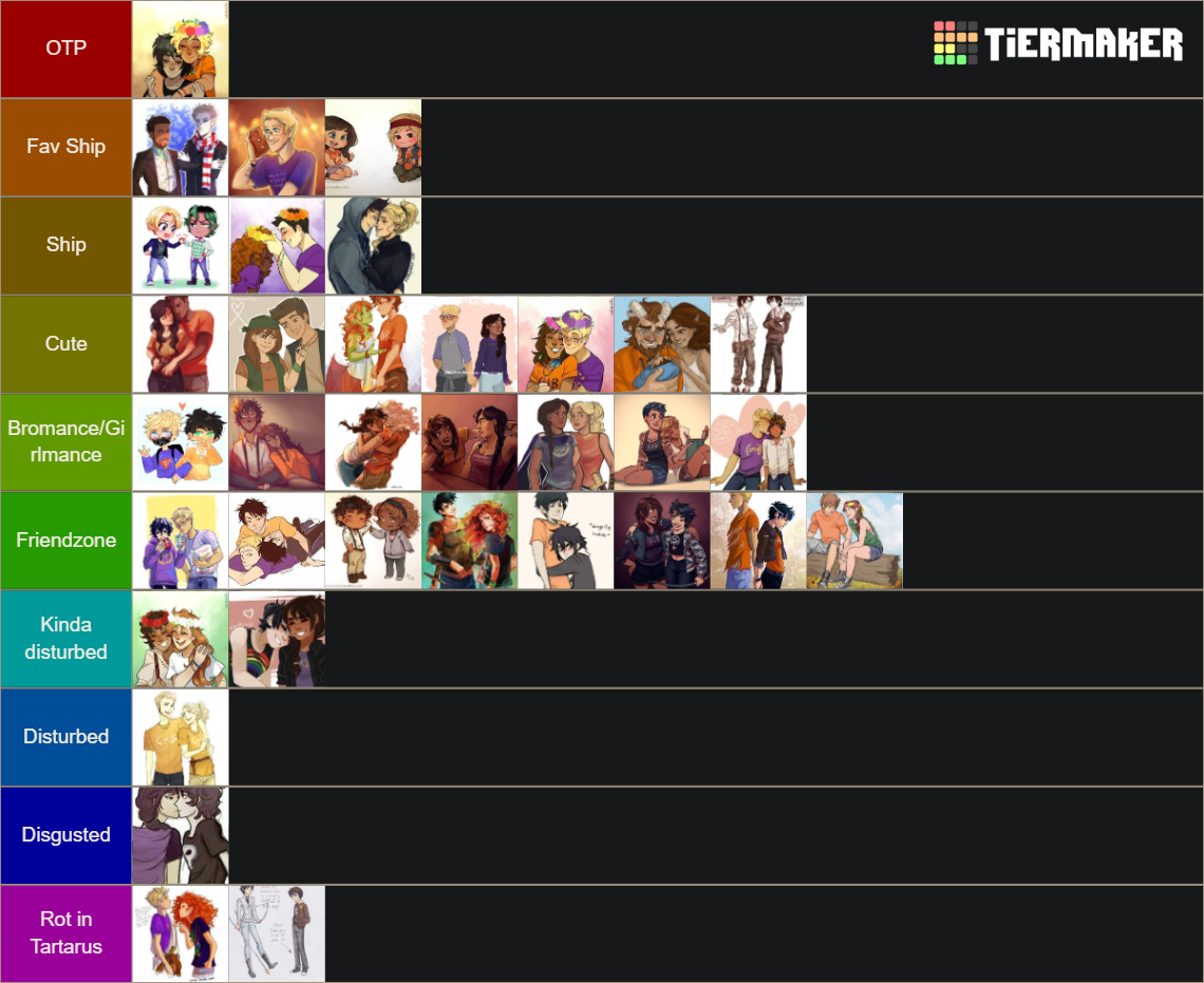 Riordanverse Ships Tier List (Community Rankings) - TierMaker