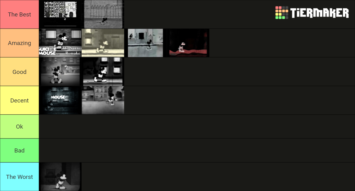 Mouse.AVI Remakes Tier List (Community Rankings) - TierMaker