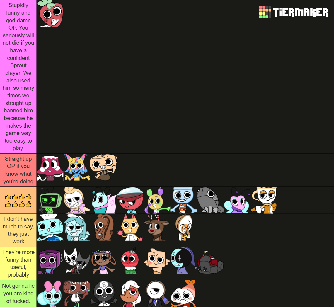 Dandy's World: Toon Tier List (Community Rankings) - TierMaker