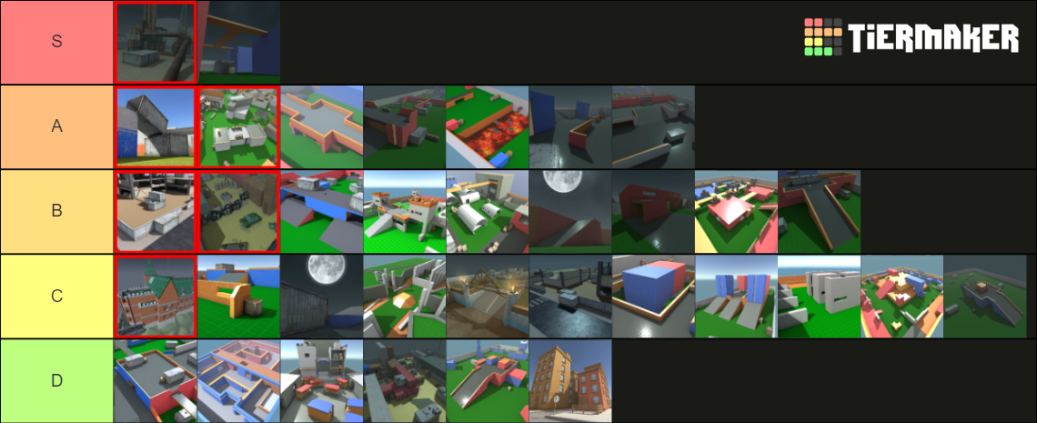 Skillwarz Maps Tier List (Community Rankings) - TierMaker