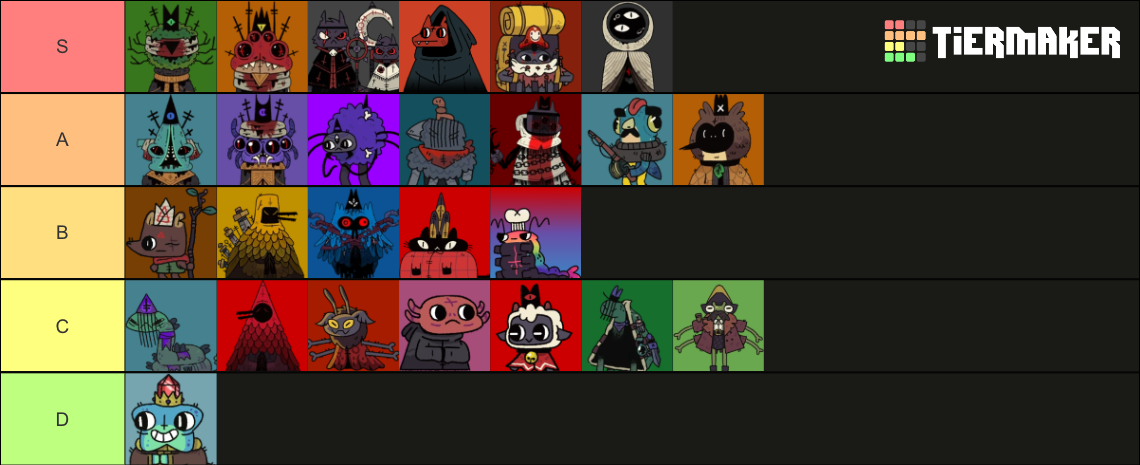 Cult of the Lamb Tier List (Community Rankings) - TierMaker