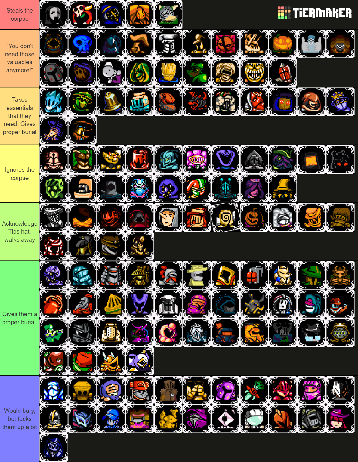 Ultimate Fan Knight Extended Universe Tier List (Community Rankings ...