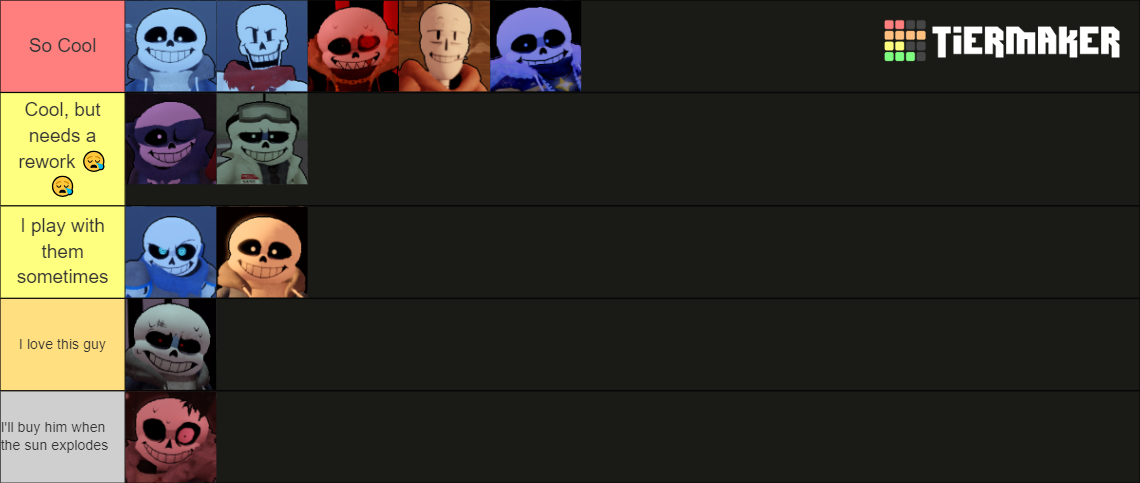 Undertale Final Showdown - Monster Tier List (Community Rankings ...