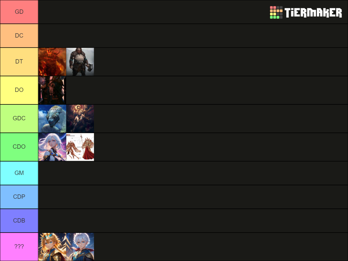 Saint Seiya Eclipse Tier List (Community Rankings) - TierMaker