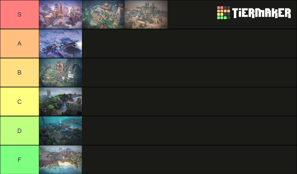 Valorant Maps (Including Pearl) Tier List (Community Rankings) - TierMaker