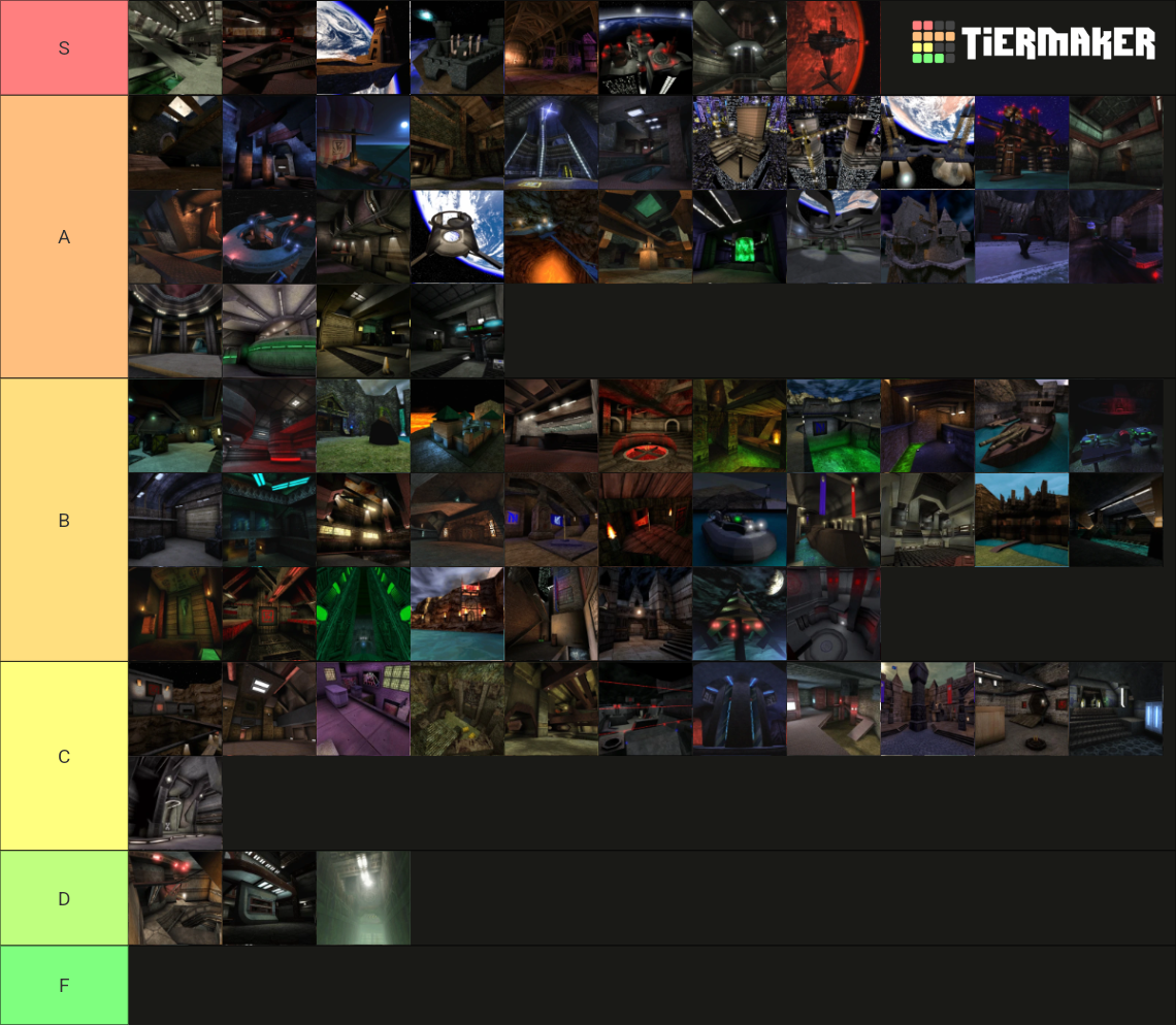 Unreal Tournament Official Maps (UT99) Tier List (Community Rankings ...