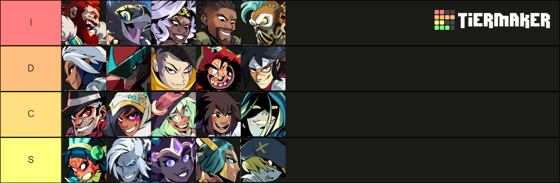 Brawlhalla Legends [Imugi] Tier List (Community Rankings) - TierMaker