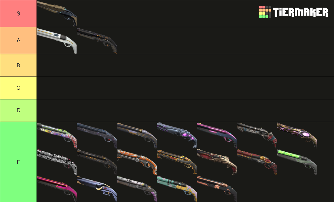 Valorant Shorty Skins (June 2023) Tier List (Community Rankings ...