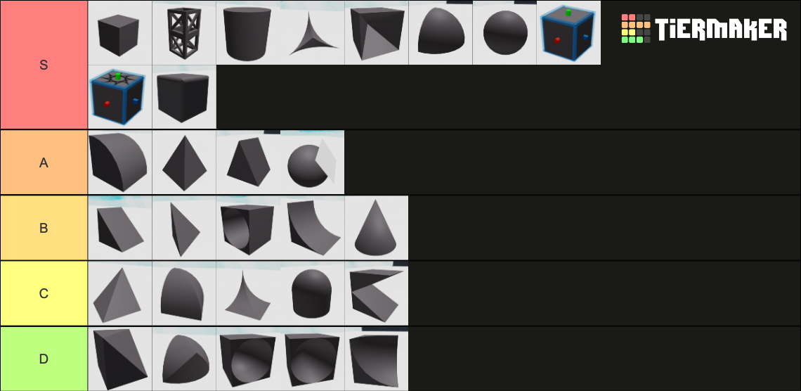 Blockate block shapes Tier List (Community Rankings) - TierMaker