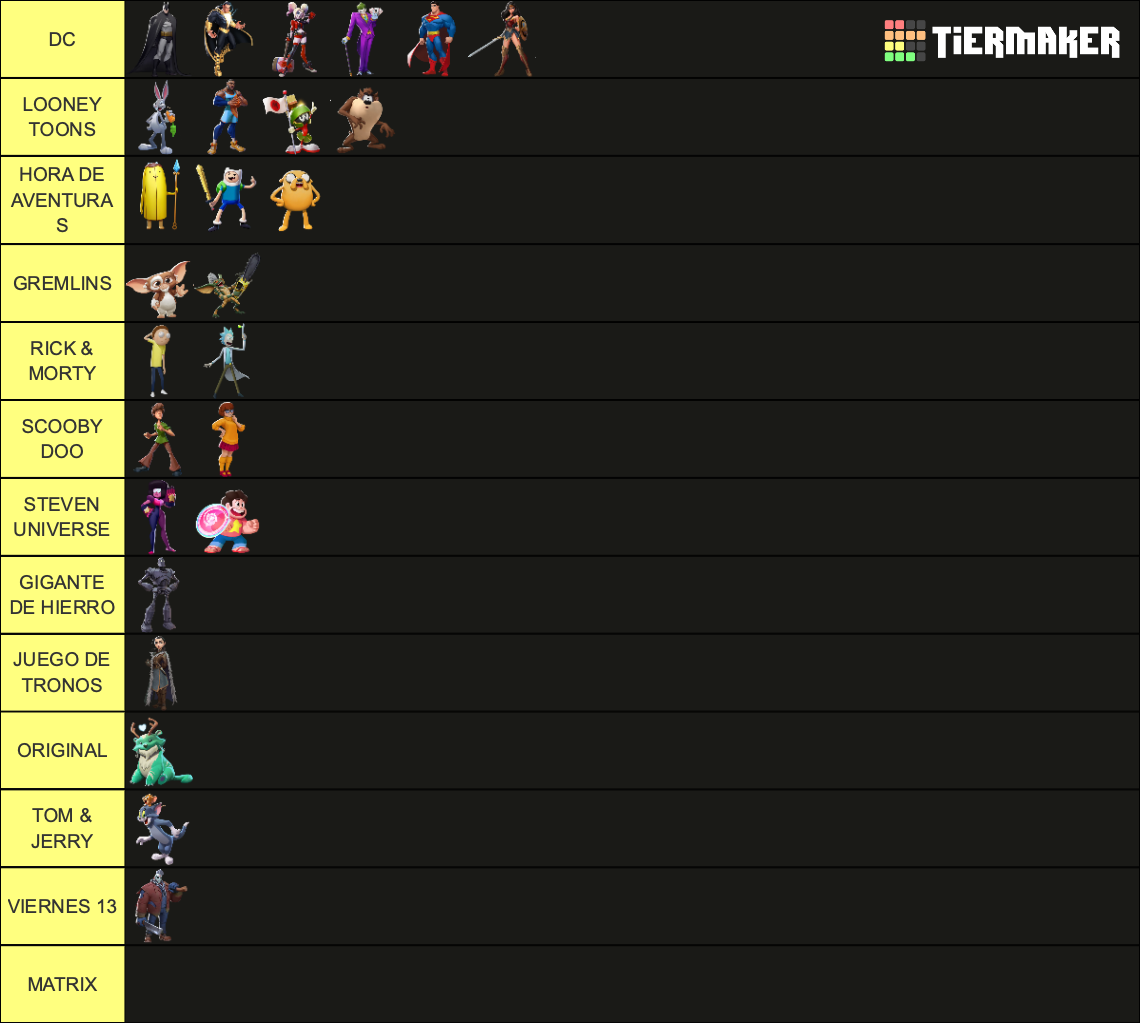 Multiversus Characters 2024+ Tier List (Community Rankings) - TierMaker