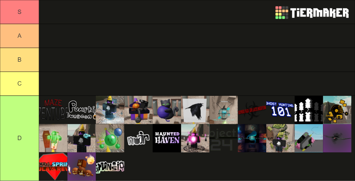 Blockate Halloween 2023 Tier List (Community Rankings) - TierMaker