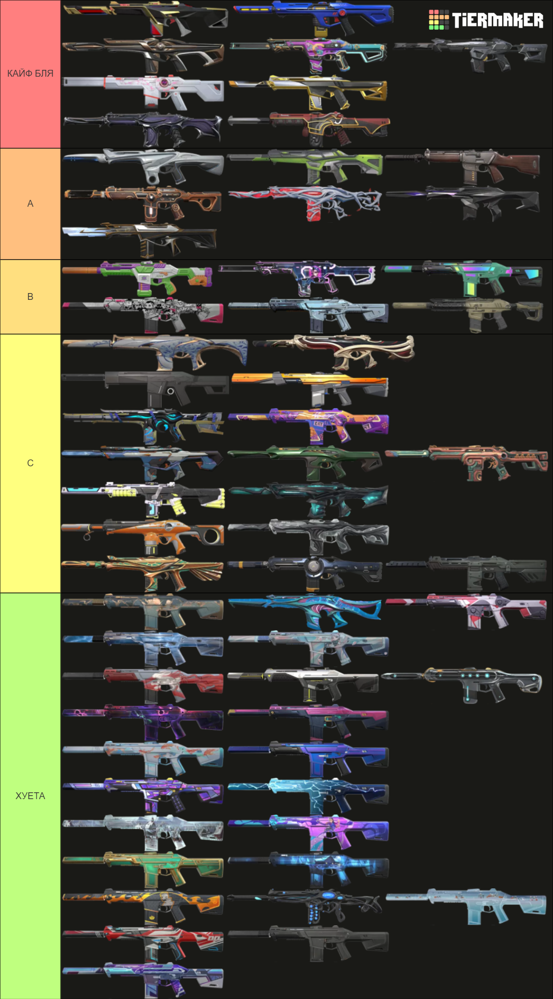 Valorant Phantom Skins (DEC 2023) Tier List (Community Rankings ...