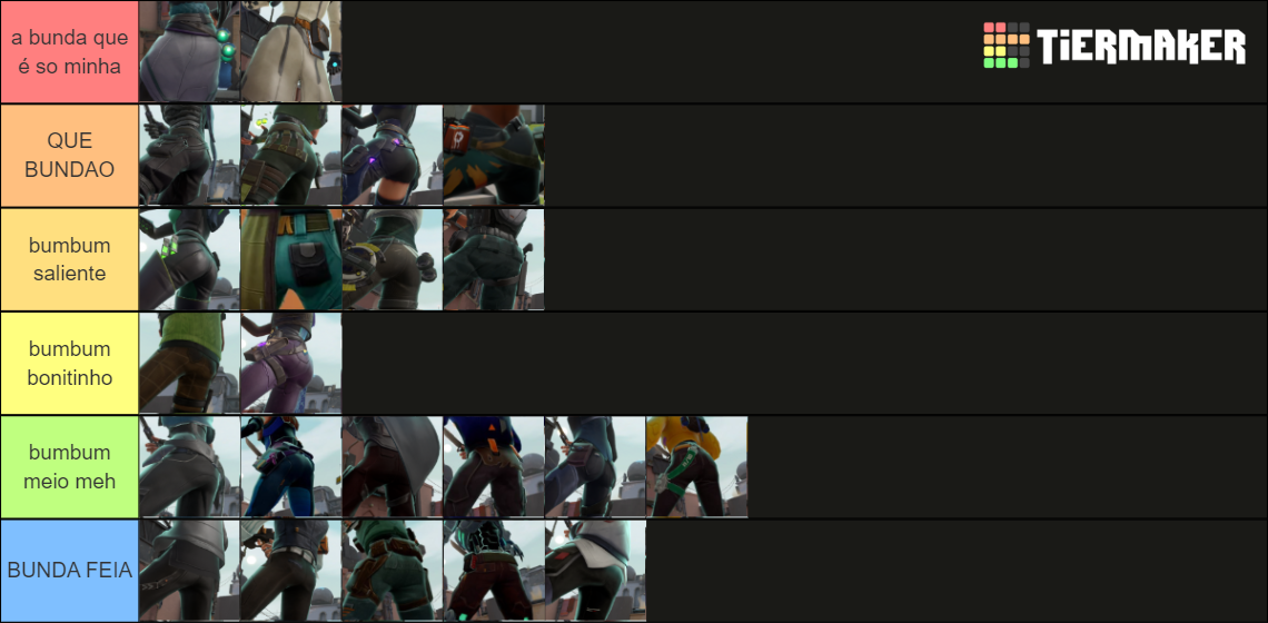 Valorant Asses Tier List (Community Rankings) - TierMaker