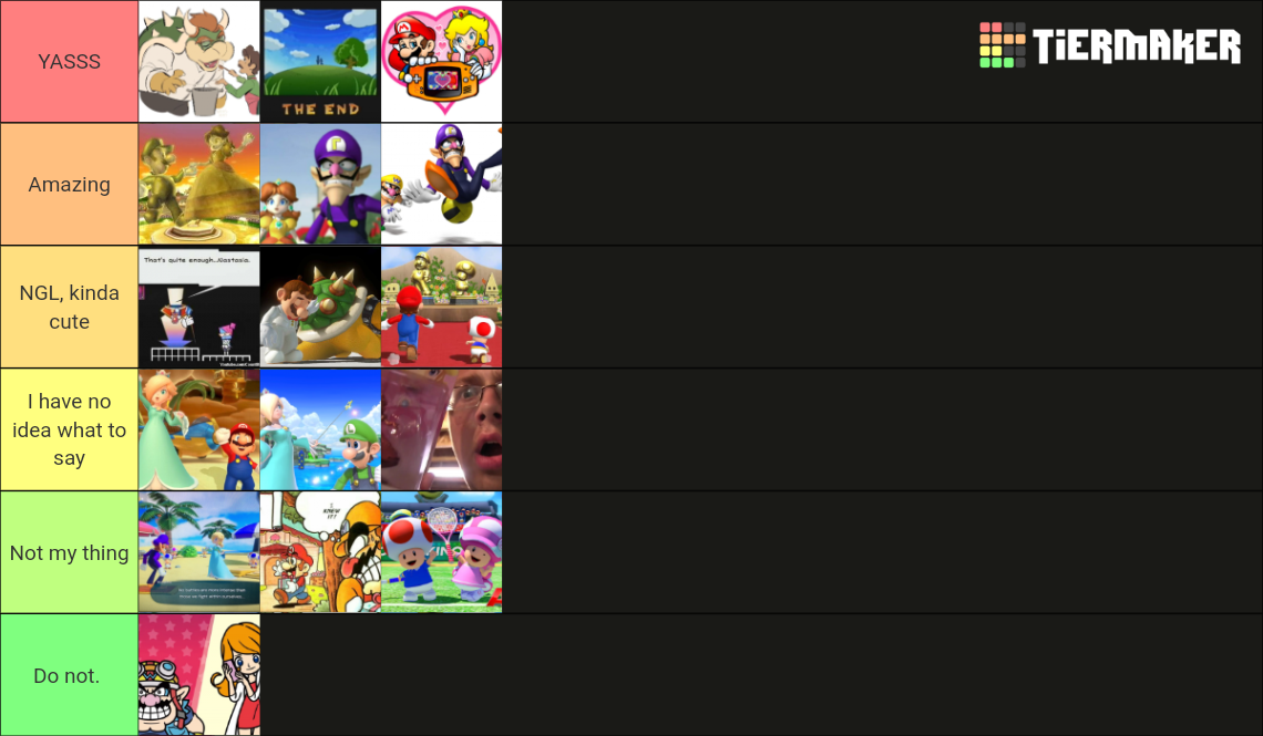 Super Mario Ships Tier List (Community Rankings) - TierMaker