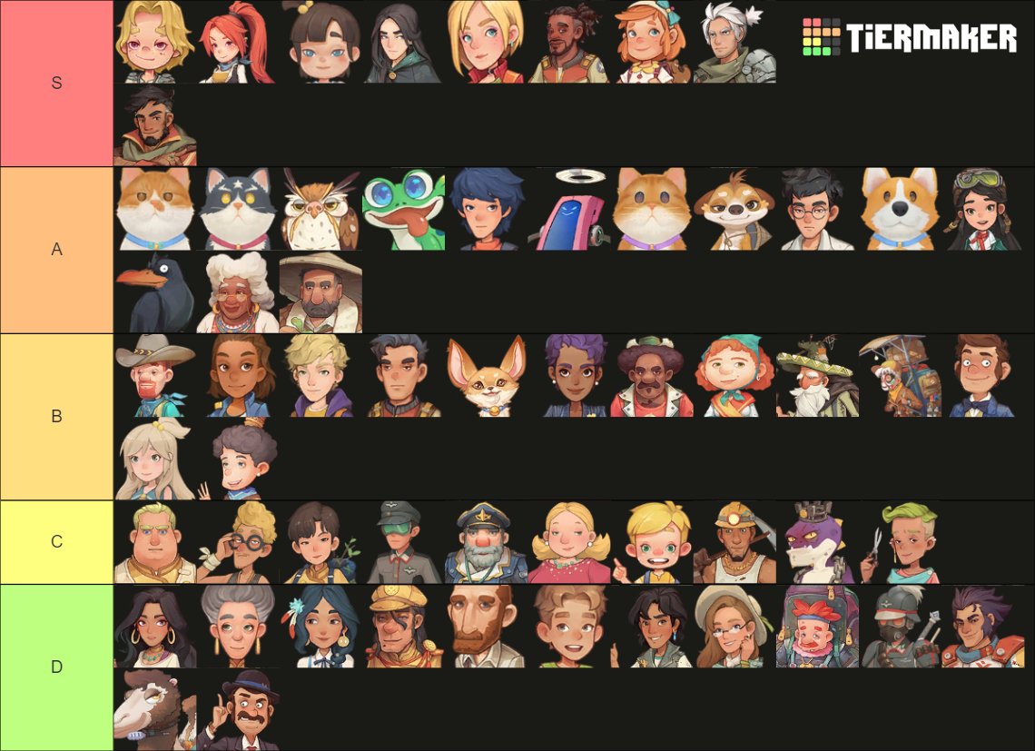 My Time at Sandrock NPCs (spoiler edition) Tier List (Community ...