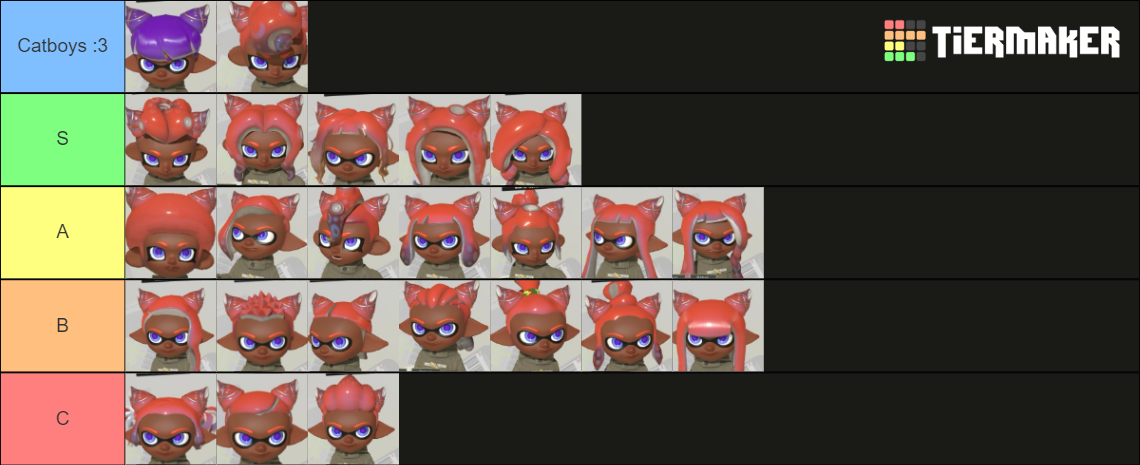 Splatoon 3 horns Tier List (Community Rankings) - TierMaker