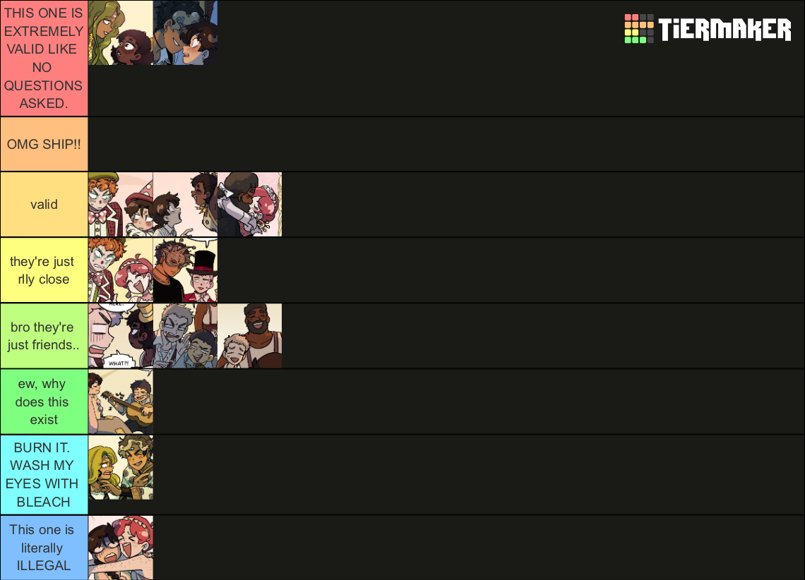Marionetta Webtoon Ships Tier List (Community Rankings) - TierMaker