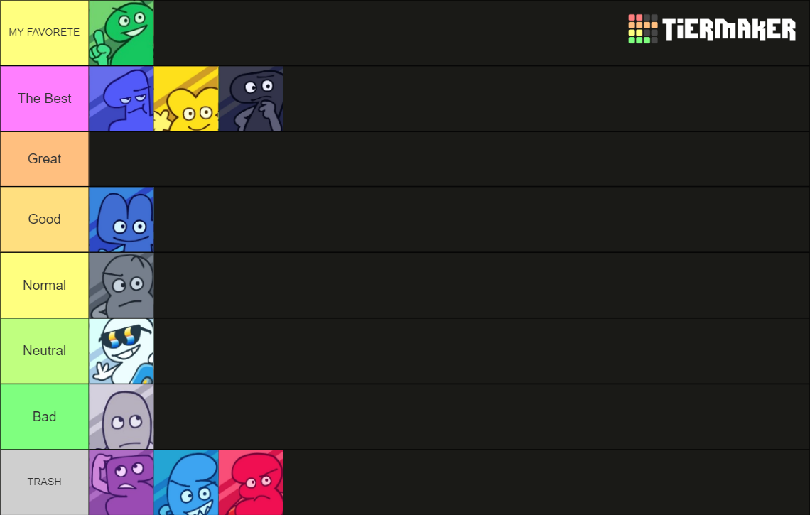 BFB Numbers Tier List (Community Rankings) - TierMaker