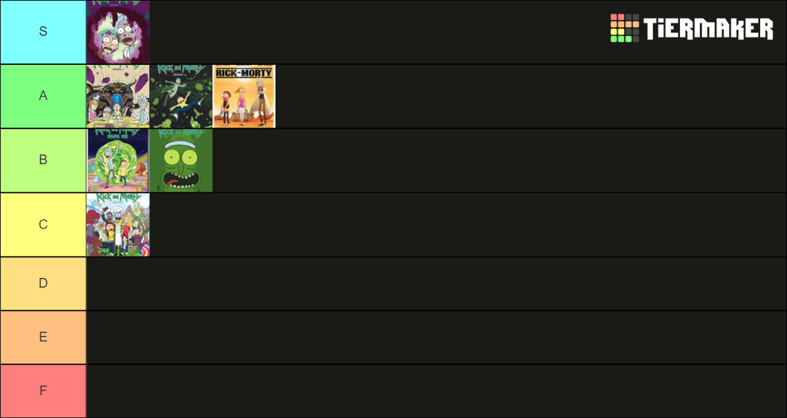 Rick and Morty Seasons 1-7 Tier List (Community Rankings) - TierMaker