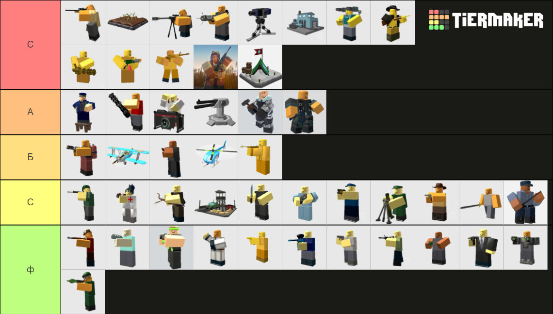 TDS towers AGAIN but revamped Tier List (Community Rankings) - TierMaker