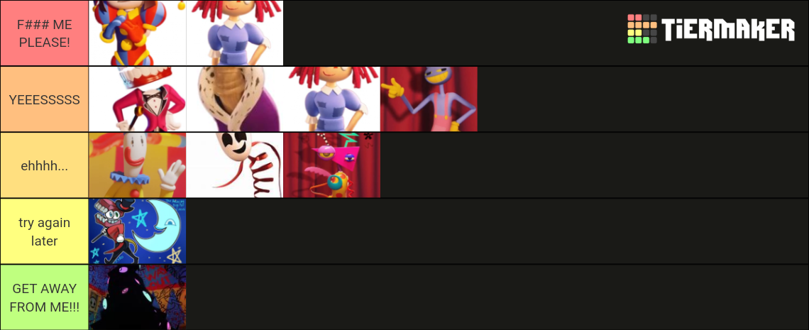 tadc smash or pass :) Tier List (Community Rankings) - TierMaker