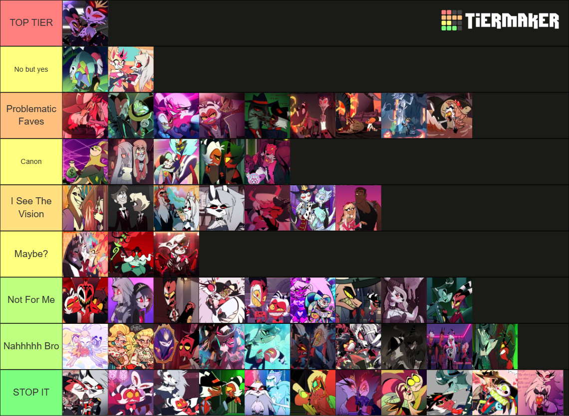 Ranking Helluva Boss Ships Tier List (Community Rankings) - TierMaker Ranking Helluva Boss Ships Tier List (Community Rankings) - TierMaker