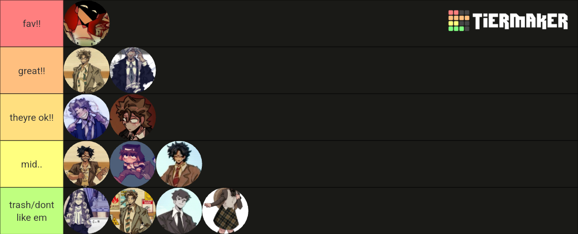 racheldrawsthis characters Tier List (Community Rankings) - TierMaker