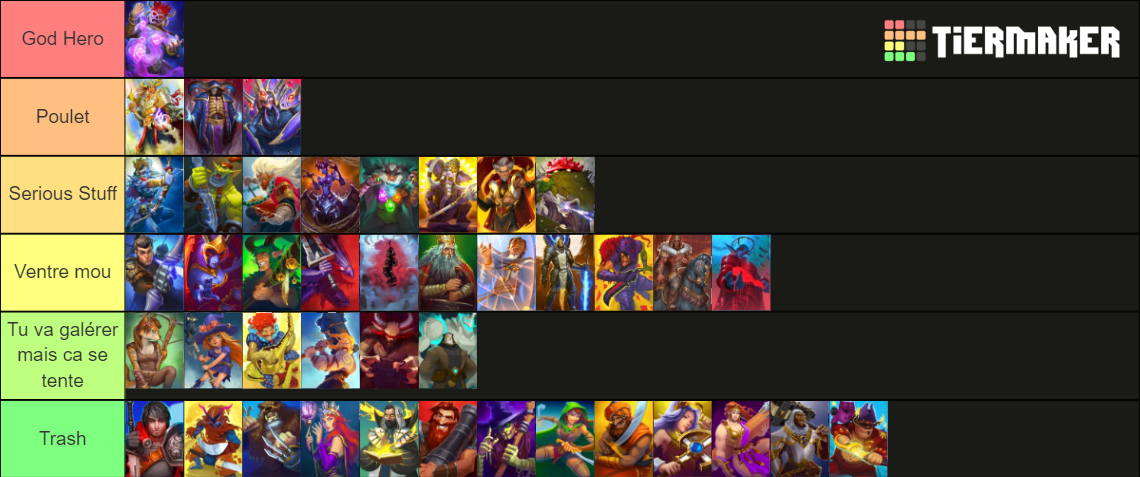 Hero for Black Deck Tier List (Community Rankings) - TierMaker