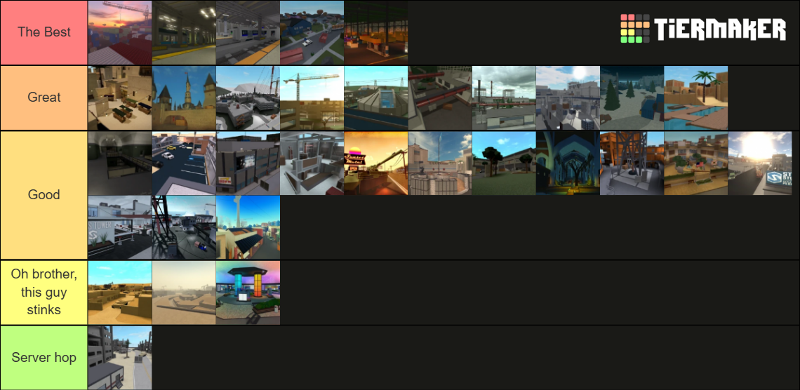 Phantom Forces Maps (Sep 2024) Tier List (Community Rankings) - TierMaker