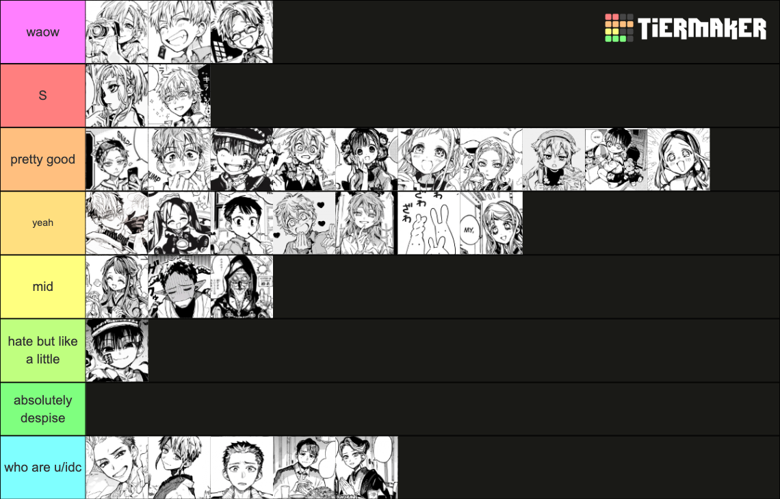 All TBHK Characters (updated) Tier List (Community Rankings) - TierMaker