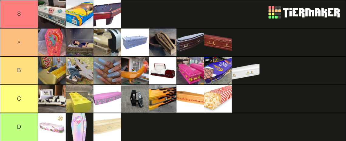 coffin Tier List (Community Rankings) - TierMaker