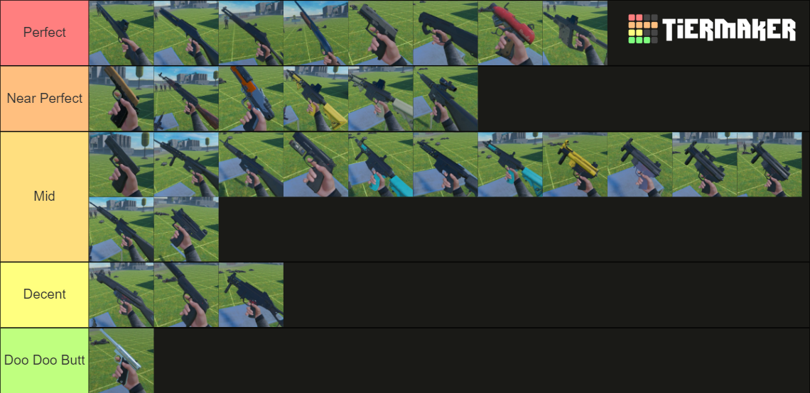 Bonelab Weapons Tier List (Community Rankings) - TierMaker