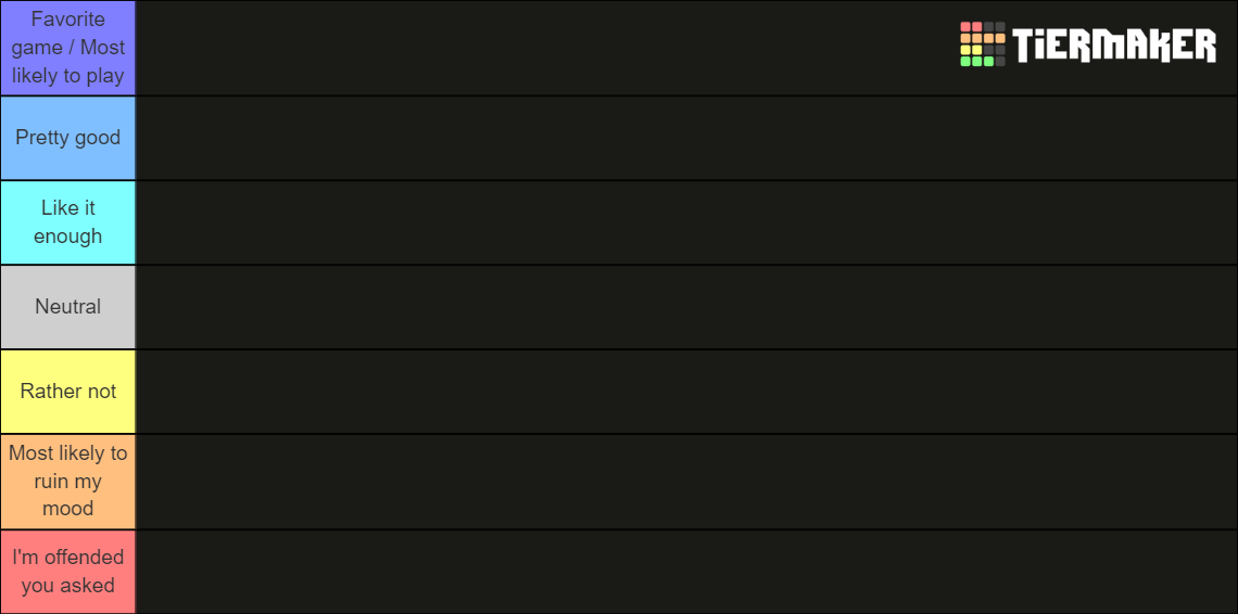 Game Friends Tier List (Community Rankings) - TierMaker